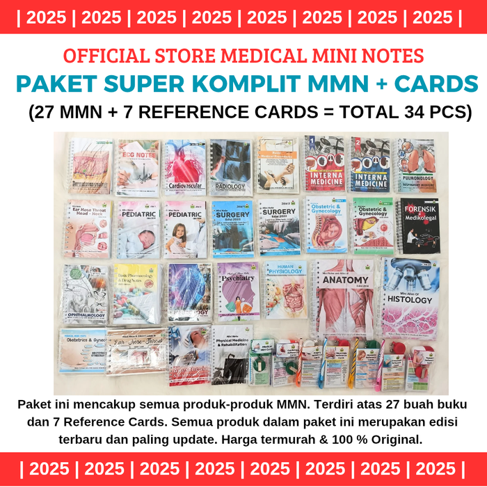 Jual Paket Medical Mini Notes Terlengkap / Paket MMN Terlengkap - Dus ...