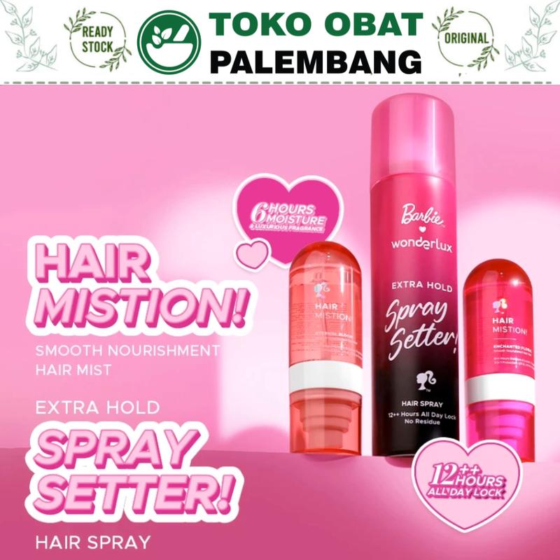 WONDERLUX HAIR SPRAY MIST BARBIE SPRAY SETTER EXTRA HOLD 12 HOURS ...