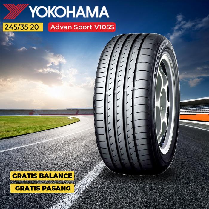 Jual Ban Yokohama Advan Sport V105s 245 35 20 245/35 R20 - Jakarta ...