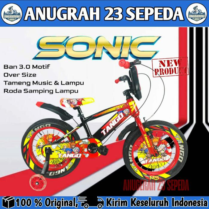 Jual Sepeda Anak Laki Ukuran 12, 1 6 dan 18 Inch BMX TANGO SONIC Ban ...