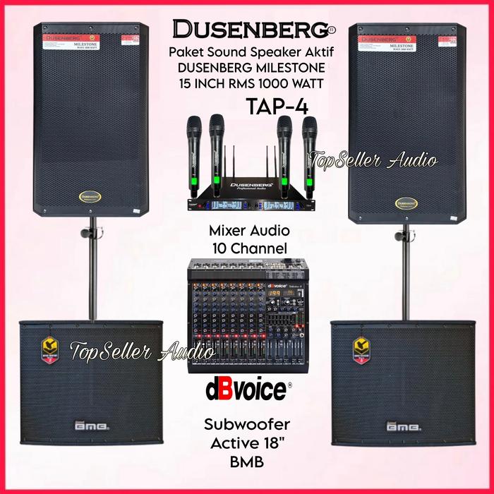 Jual Paket Sound System Outdoor Indoor Speaker Dusenberg Milestone 15 ...