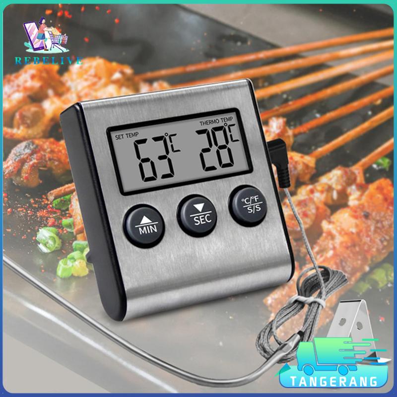 Digital Thermometer Oven Termometer Masakan Meat Barbecue Electronic ...