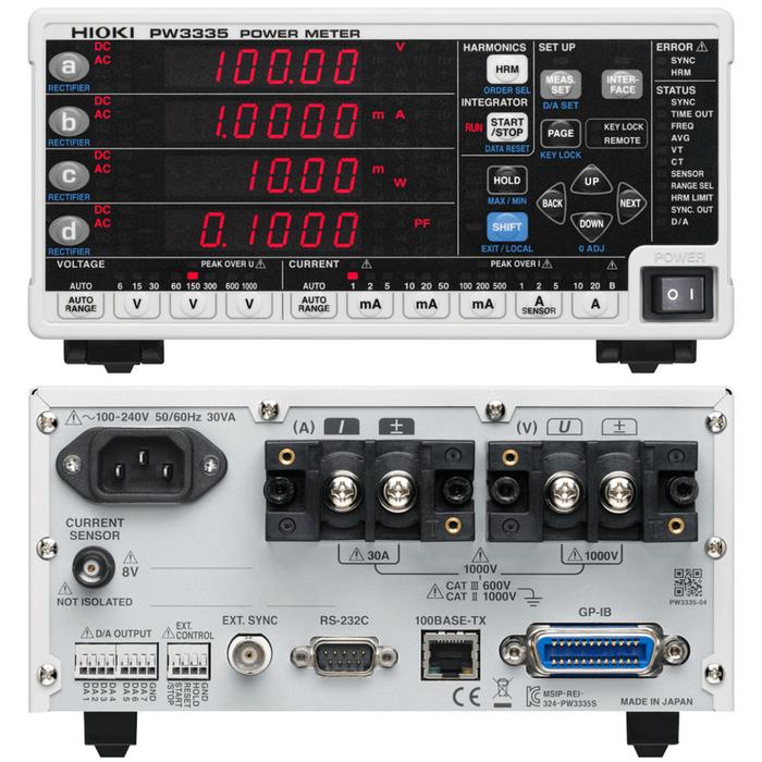 Jual HIOKI POWER METER SERIES ( POWER METER PW3335, AC/DC POWER ...
