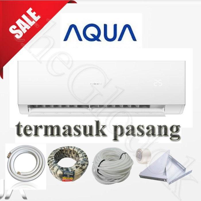 Aqua AC Split 1/2 pk standard + pasang instalasi 0.5 0,5 1/2pk - Shop ...