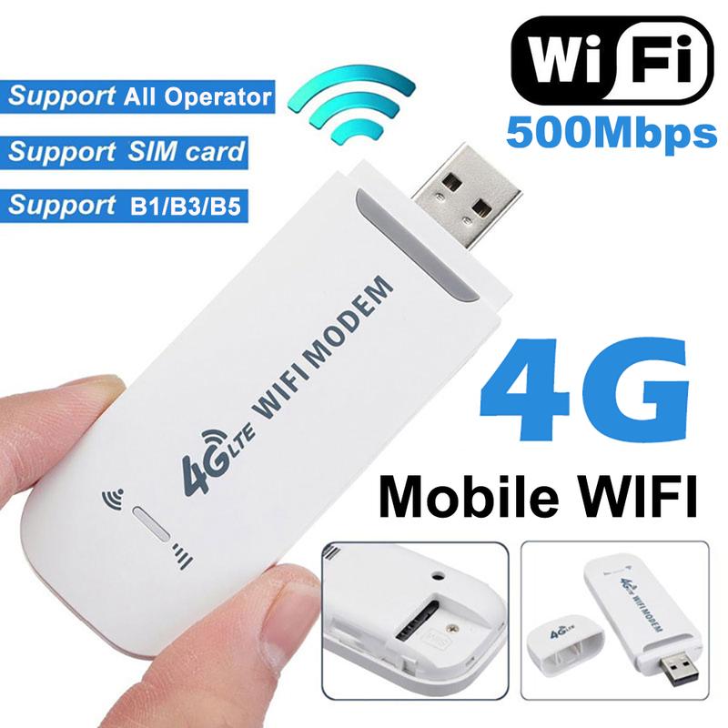 Modem WiFi USB 4G All Operator LTE SIM Card Dongle 500Mbps Modem - Shop ...
