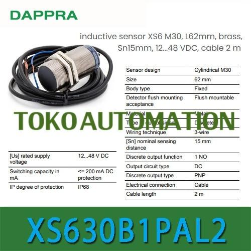 XS630B1PAL2 M30 Sn 15mm PNP NO inductive proximity sensor OJ30 - Shop | Tokopedia