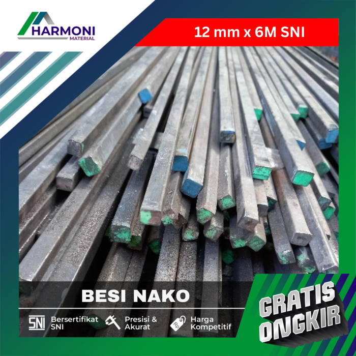 Jual BESI NAKO/AS KOTAK 12 x 12 mm x 6 M - Kab. Tangerang - HARMONI ...