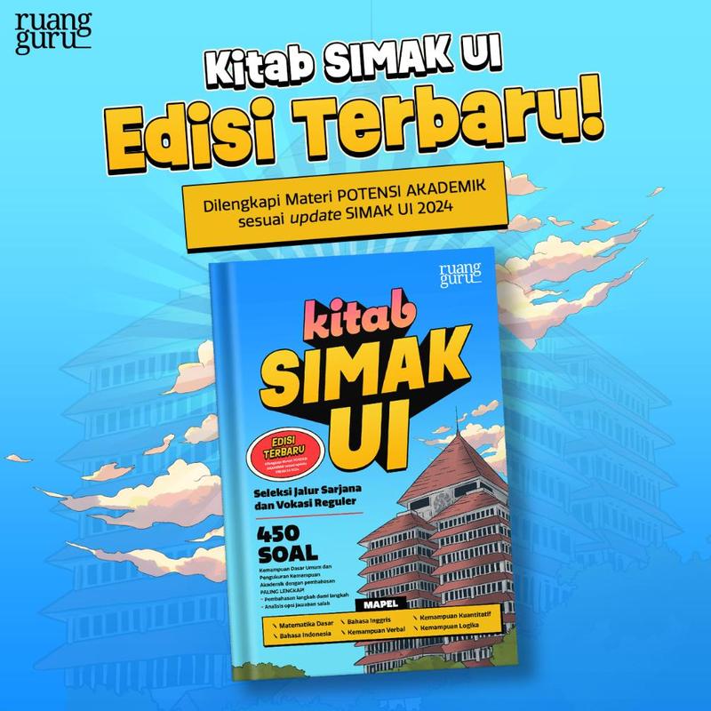 Termurah !!! Kitab SIMAK UI Ruangguru Edisi Terbaru Dilengkapi - Shop | Tokopedia