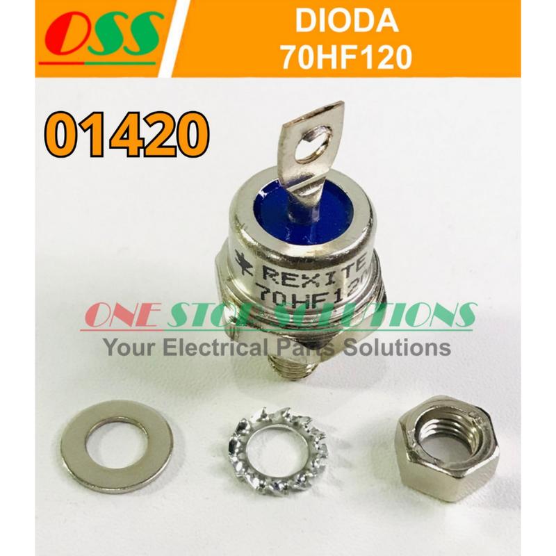 DIODA DIODE STUD BAUT 70HFR120 70HF120 70A 1200V - Shop | Tokopedia