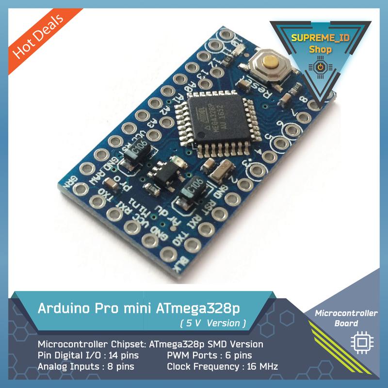 Arduino Pro mini ATmega328 16 Mhz Microcontroller Dev Board - Shop | Tokopedia