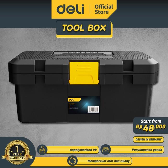 Jual Deli Tools Box Kuat Kotak Perkakas Ukuran Kecil Sedang Besar ...