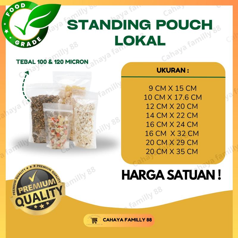 Plastik Standing Pouch 9x15 Double Seal 1 Pack ( isi 50 Lembar - Shop ...