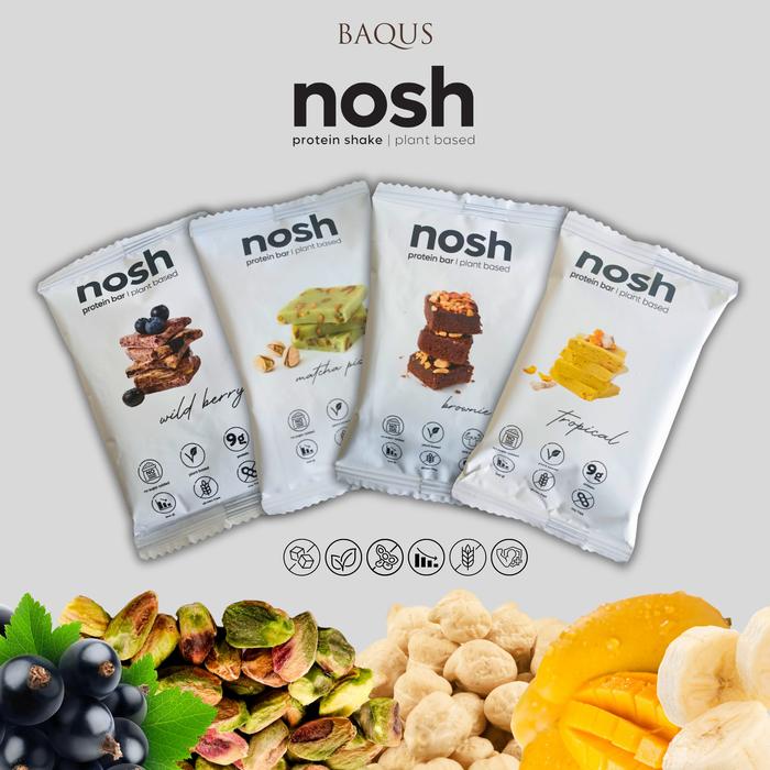 Jual Nosh - Protein Bar | Plant Based | Healthy Snack | Vegan | Gluten ...