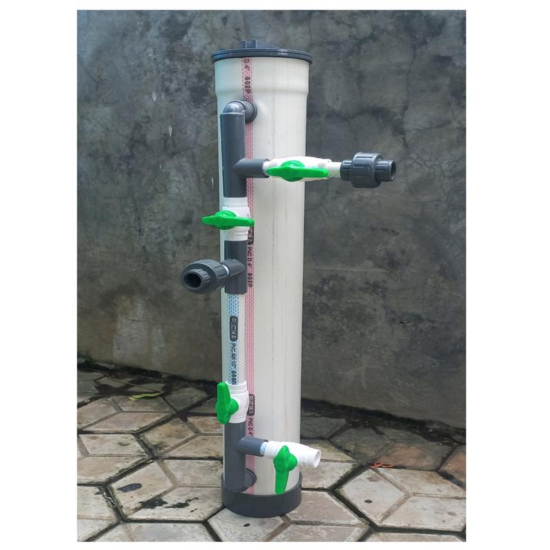 Tabung Filter saringan air pvc 4 inch( Media karbon aktif, silika ...