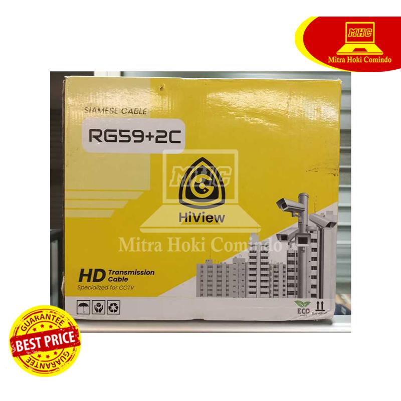 KABEL CCTV HIVIEW RG59 300M PLUS POWER PUTIH - Shop | Tokopedia