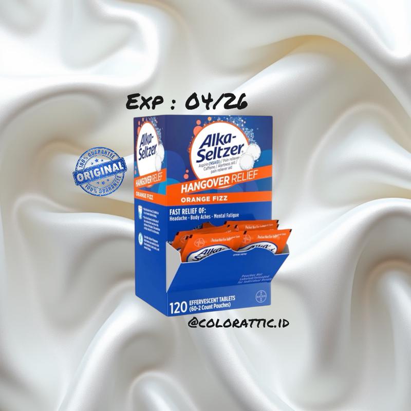 Alka-Seltzer Hangover Relief Tablets In Sachets - From Usa - Shop ...