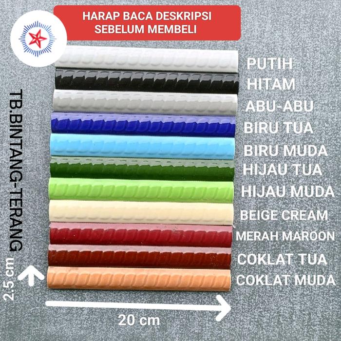 Jual KUKU MACAN BON BON 20 CM LIST LIS KERAMIK MOTIF ULIR MURAH - Putih ...