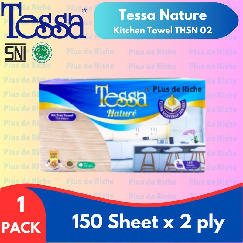 Tissue TESSA Handtowel Nature - Daur Ulang - Serap Minyak Pengesat ...