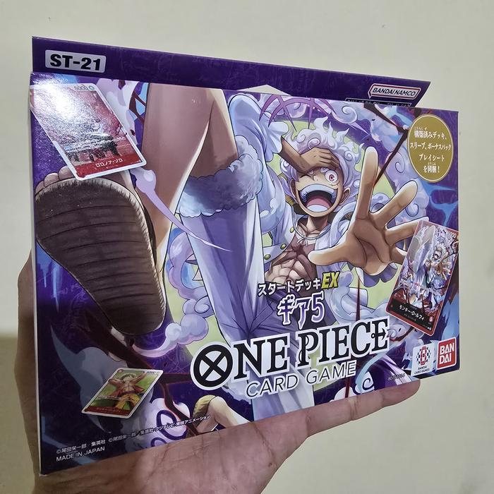 Jual Starter Deck ST21 ST-21 Gear 5 Purple One Piece Card Game TCG ...