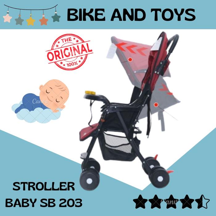 Jual Baby Stroller Space Baby Pacific Original SB-203 - Kereta dorong ...