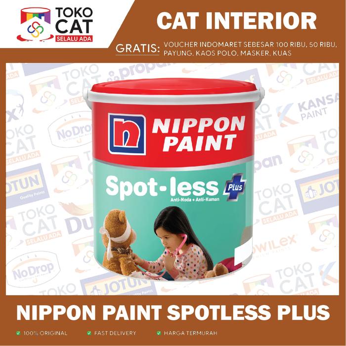 Jual Cat Tembok Interior | Nippon Spotless Plus Anti Noda (Bisa Request ...