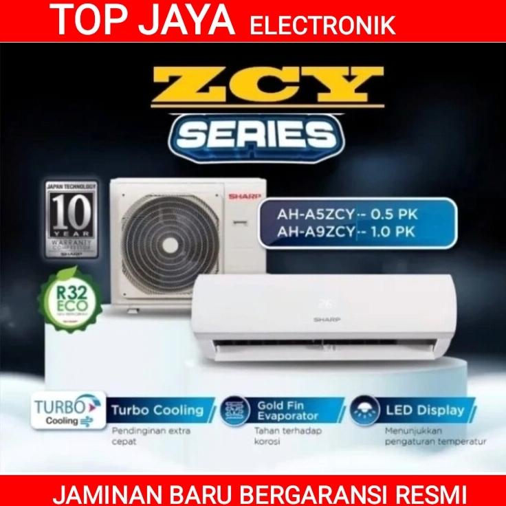 AC SHARP 1PK AH-A9ZCY/SHARP AC 1PK AH-A9ZCY FREON R32 BARU BERGARANSI ...
