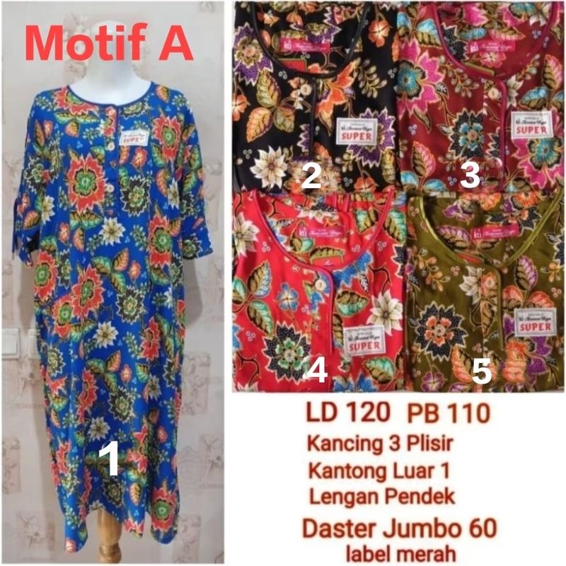 Daster 60 Kencana Ungu Jumbo LD 120 label merah - Shop | Tokopedia