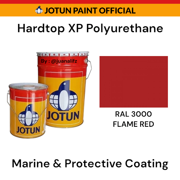 Jual Jotun Hardtop XP RAL 3000 FLAME RED 5 Liter - Jakarta Barat ...