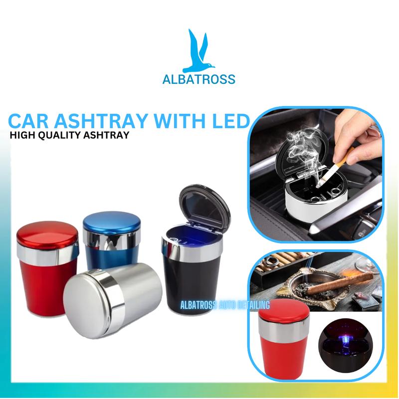 Car Ashtray with Metal Liner & LED / ALBATROSS Asbak Mobil Metal - Shop ...