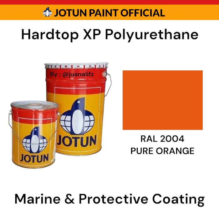 Jual Jotun Hardtop XP RAL 2004 PURE ORANGE 5 Liter - Jakarta Barat ...