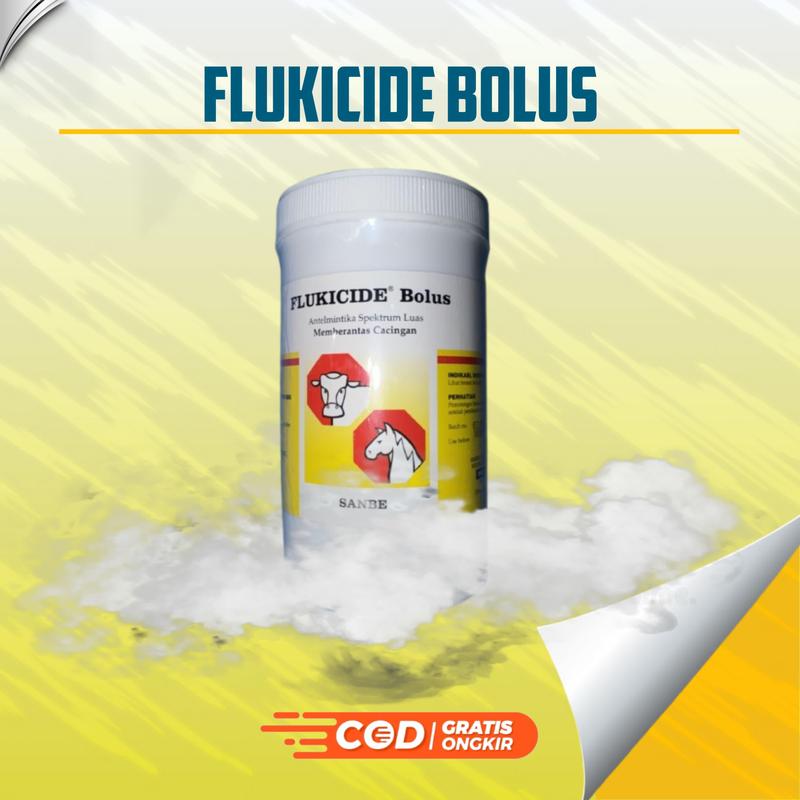 FLUKICIDE 12 bolus obat cacing sapi SANBE - Shop | Tokopedia