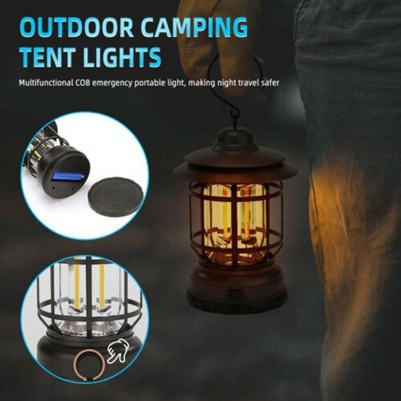 Lampu Led Lentera Gantung Retro Camping Lights Warm White Pr - Shop ...