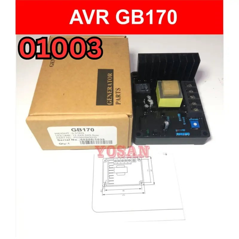 AVR BRUSH GENERATOR UNIVERSAL GB170 GB-170 GB 170 AVR UNIVERSAL - Shop ...