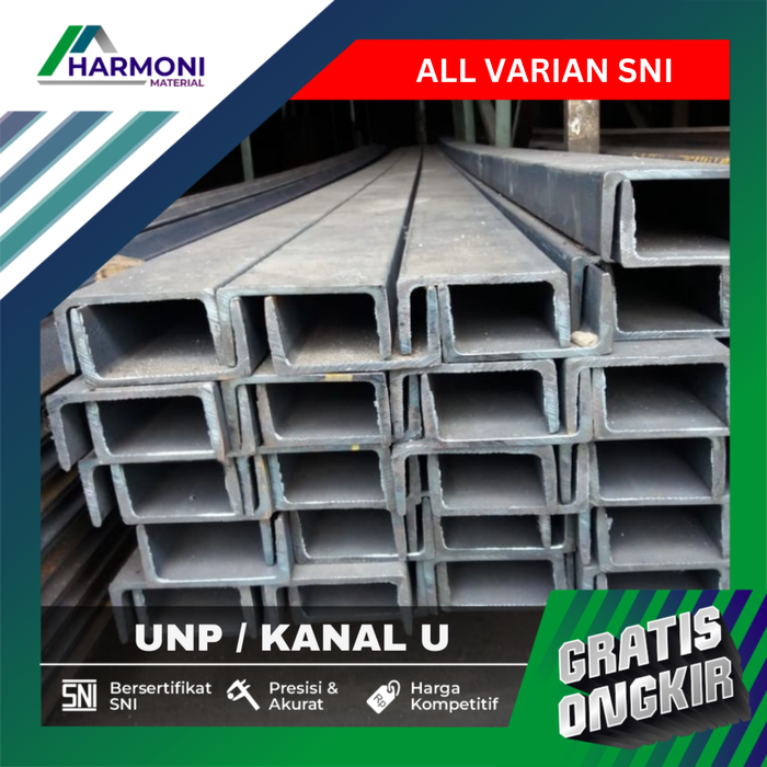 Jual Besi UNP Merek KS Profil 50/65/80/100/120/125/150/200/250 SNI ...