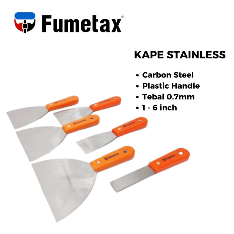 FUMETAX Kape Scrap Besi Stainless Serbaguna Gagang Fiber Scraper 1 - 6 ...