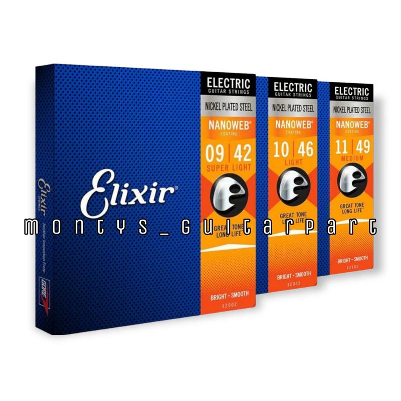 Elixir Senar Gitar Elektrik Nanoweb - Shop | Tokopedia