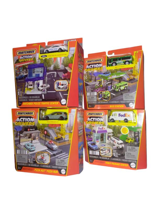 Matchbox Action Drivers HTJ89 Pizza Hut, Police Traffic Center, - Shop ...
