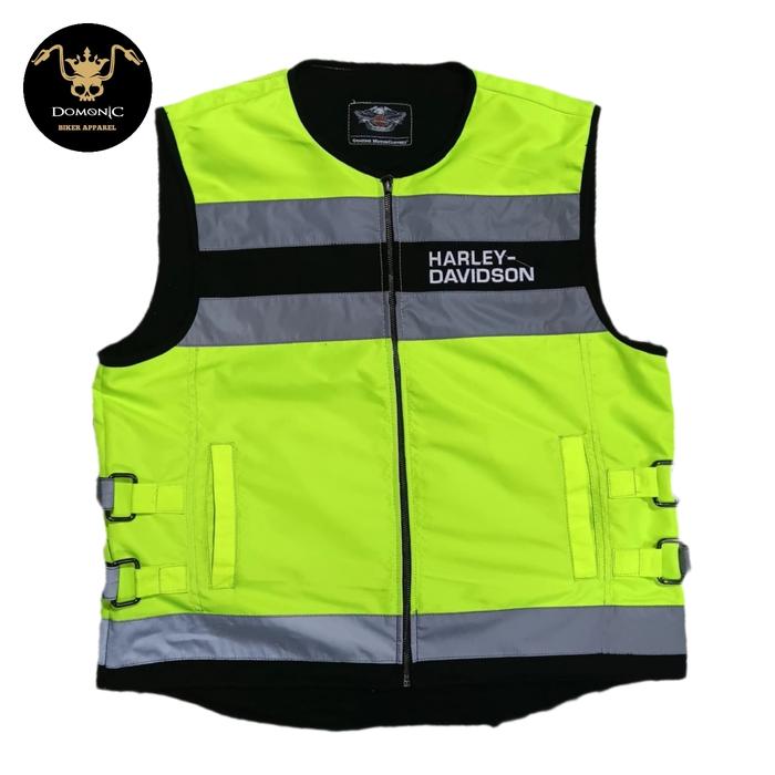 Jual Vest Patwal HARLEY DAVIDSON Rompi touring HDCI Jaket police hijau ...