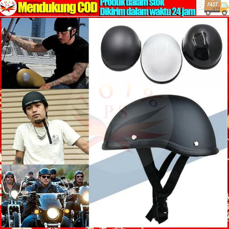 Helm Sepeda Motor Harley Davidson HDCI Helm Chip Helm Retro Classic ...