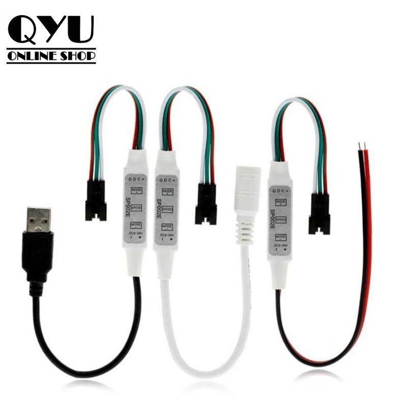 Mini Controller 3 tombol Addressable RGB ARGB WS2812B molex usb - Shop ...