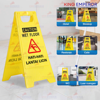 Jual Caution Wet Floor Sign Board / Papan Hati Hati Peringatan Lantai ...