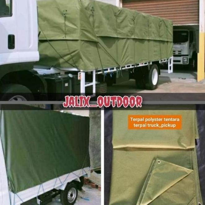 Jual Terpal Kain Polyster Tentara,,Ukuran 3X3M Dan 3X2M,,Terpal Truck ...