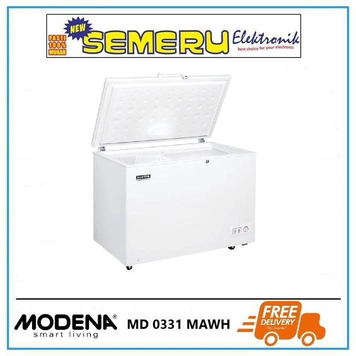 Jual Modena Chest Freezer 330L MD 0331 MAWH Freezerbox MD0331MAWH ...