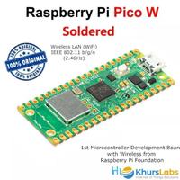 Jual Raspberry Pi Pico RP2040 W WIFI 2.4GHz 802.11n Wireless - Shield ...