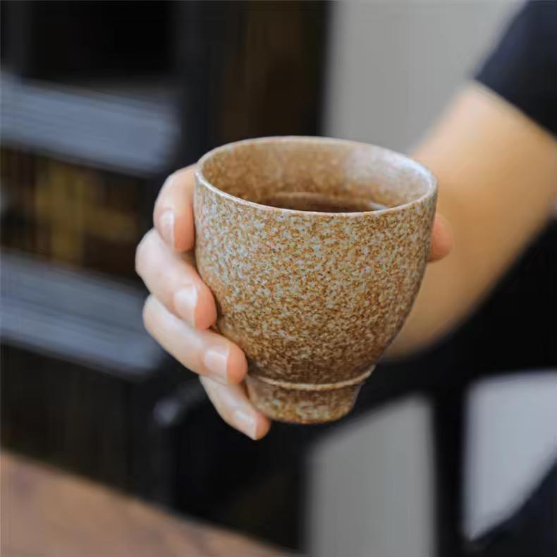 Ceramic Cup Gelas Keramik Pebble Bloom Design 70ml Espresso Cup Hot ...