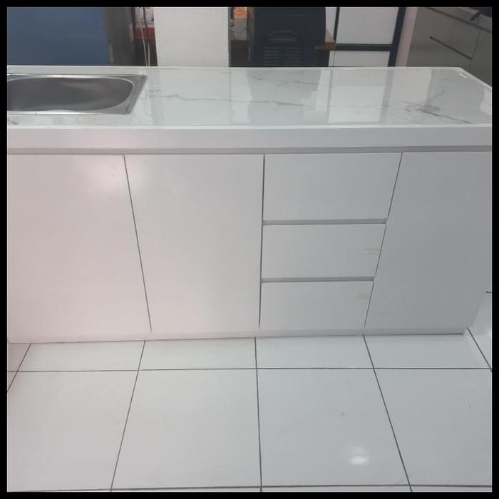 Jual Kitchen Set Bawah Ukuran 165X60X80 Top Table Granit Tile Dengan ...