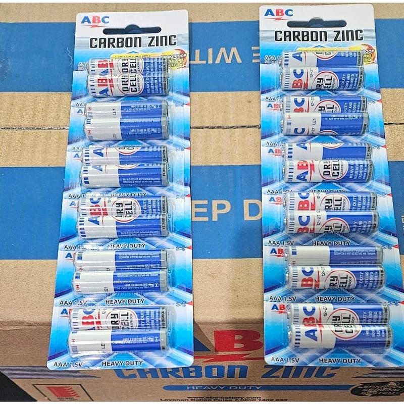 ABC Carbonzinc R3 Biru rcg isi 12 Pcs /AAA / A3 / baterai /battery ...