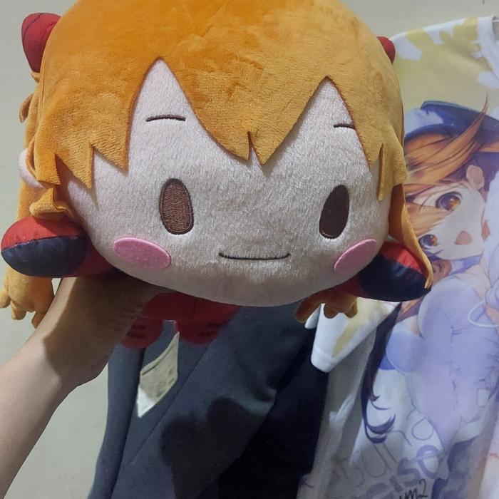 Jual Evangelion Series Mega Jumbo Lying Down Plush Toy "Asuka Plug Suit ...