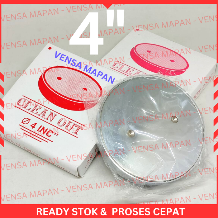 Jual CLEANOUT 4" 4 inch CO Stainless Kuningan Krom ANTI KARAT / Floor ...