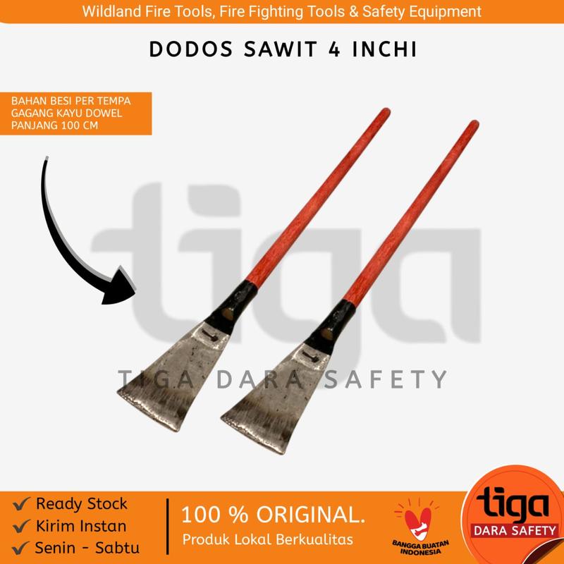 Dodos 4 inchi plus gagang kayu - Shop | Tokopedia